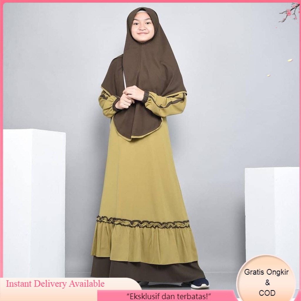 Shabiya Syar'i Dress Sharii Muslim Robe Suits Girls Latest Teenage ...
