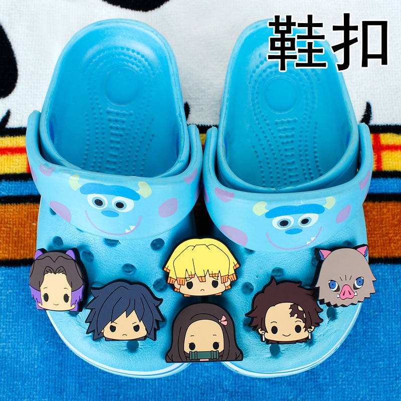 Cartoon Wild Boar Crocs Jibbitz Anime Kimetsu No Yaiba Shoe Charms ...