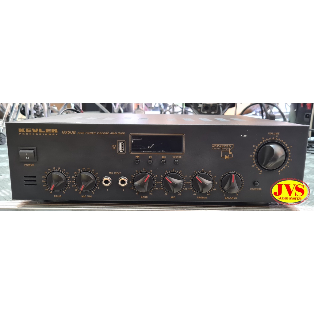 Kevler GX-5UB 600W Integrated Videoke Amplifier with USB & Bluetooth ...