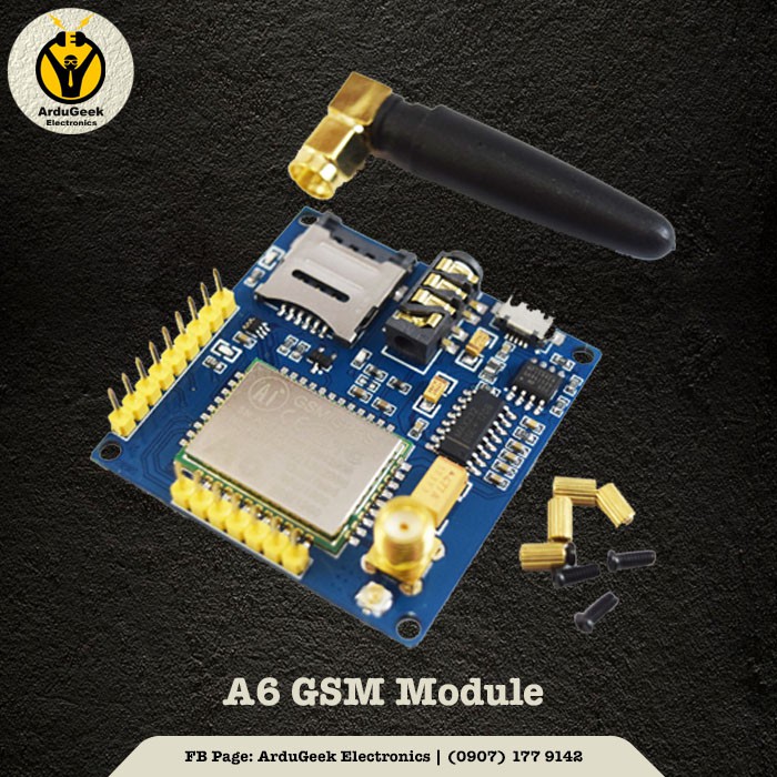 A6 GSM GPRS Module with Antenna | Shopee Philippines