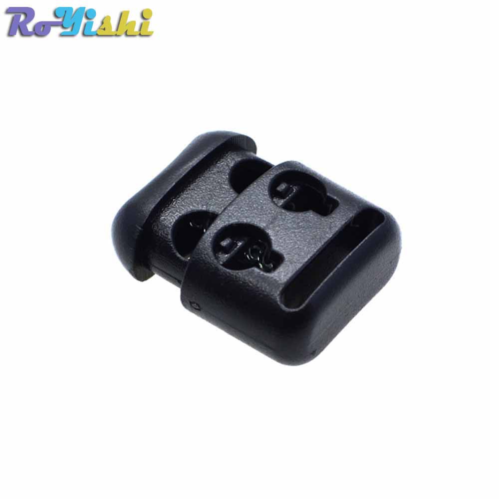 10pcs/pack 2 Hole Cord Locks Toggle Clip Buckle Rope Cord Lock Stopper ...