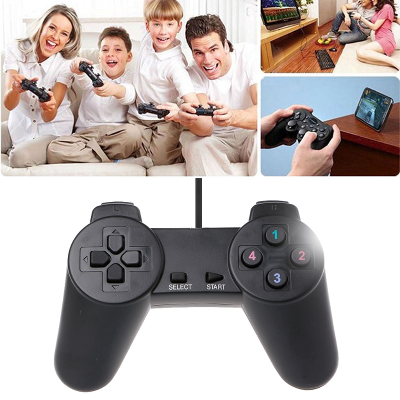 USB 2.0 Gamepad Gaming Joystick Wired Game Controller For Laptop ...