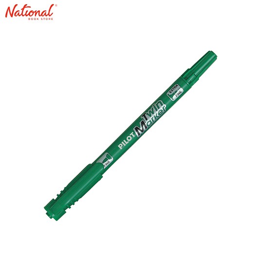 Pilot Permanent Marker Scatm Green Dual Tip | Shopee Philippines