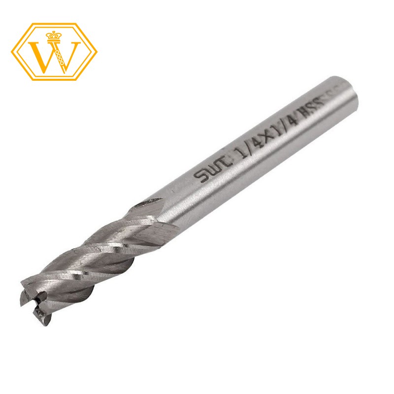 （In Stock）SWT End Mill Router Bit 4 Flute 1/4" Shank 1/4" Diameter ...