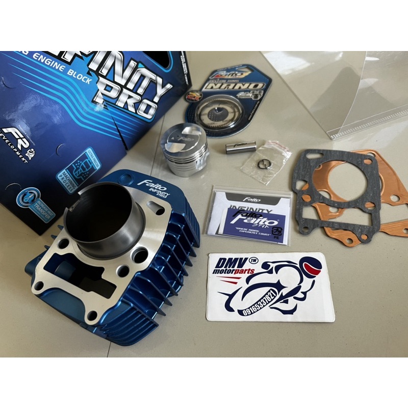Faito Racing Infinity Pro Cylinder Block 57mm Steel for WAVE 125 | XRM ...