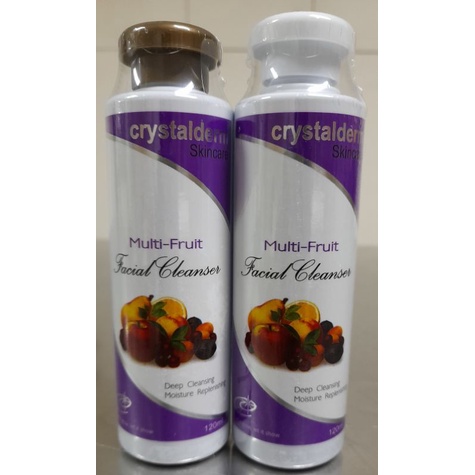 Crystalderm Multi-Fruit Facial Cleanser | Shopee Philippines
