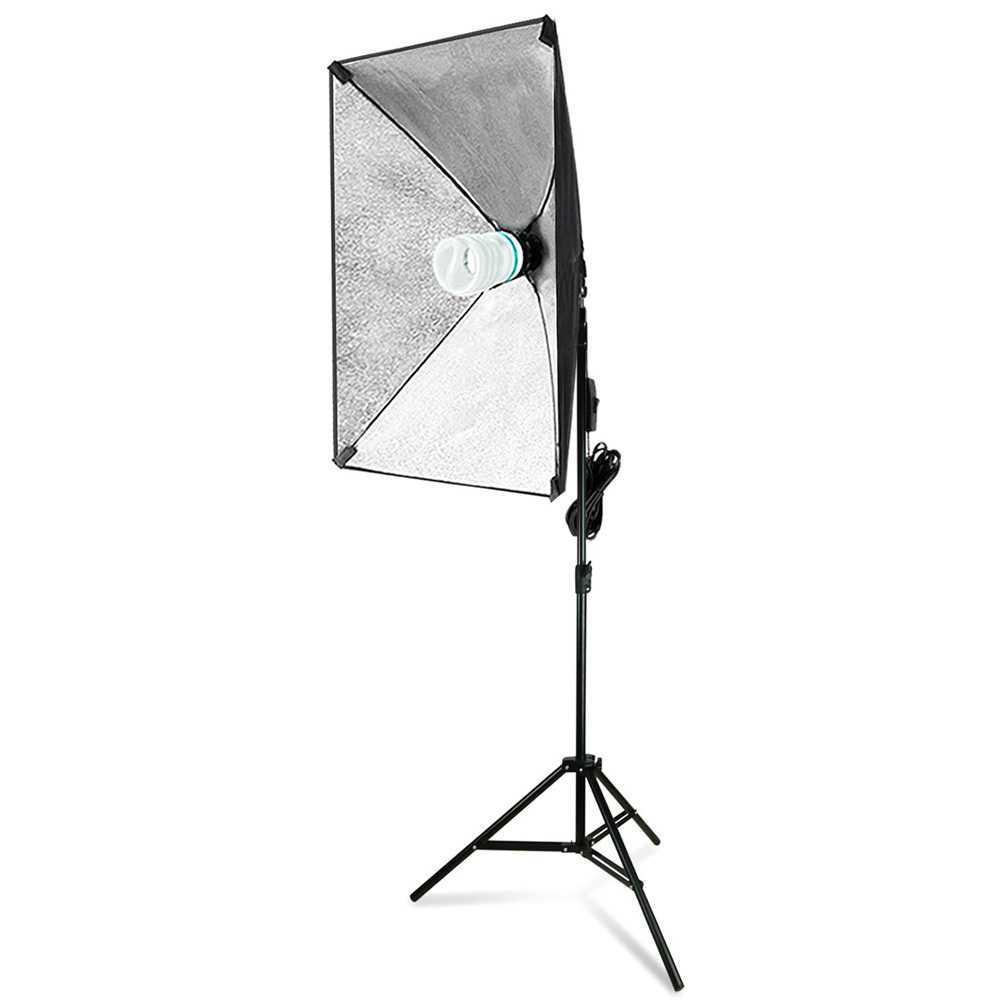 Photography Reflector Softbox Umbrella + Bulb | Shopee Philippines