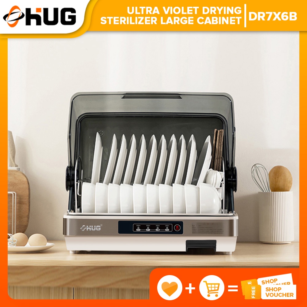 Dish Drying Sterilizer Rack with Ultra-Violet Light Disinfectant ...