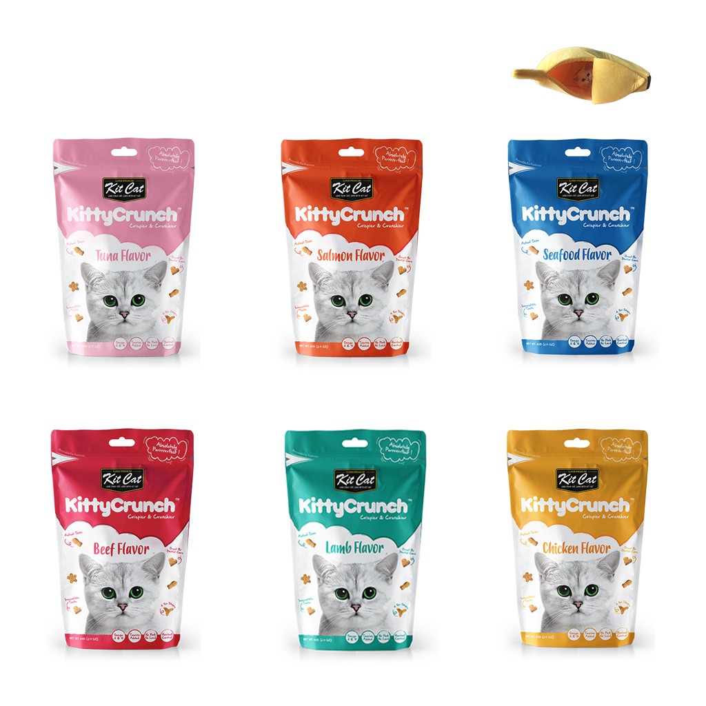 Kit Cat Kitty Crunch 60g Cat Treats KitCat Treats For Cats | Shopee ...