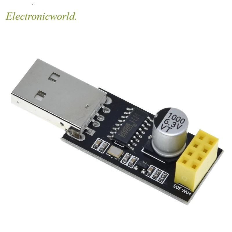 ESP01 Programmer Adapter UART GPIO0 ESP01 Adaptaterr ESP8266 CH340G USB to ESP8266 Serial ...