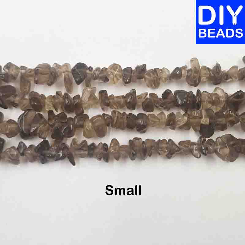 Diy Beads Chipstone Smoky Quartz (34'cm long) | Shopee Philippines