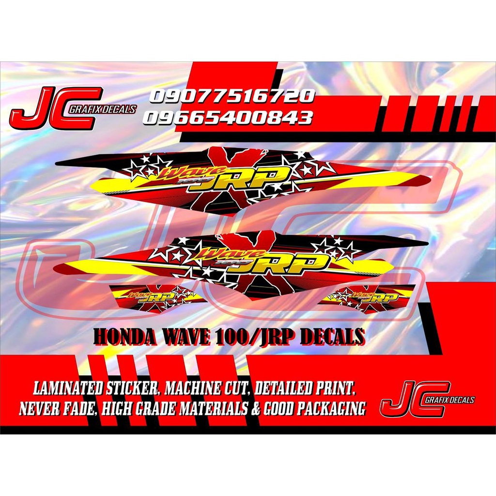 Honda Wave 100 Concept Decals | Shopee Philippines