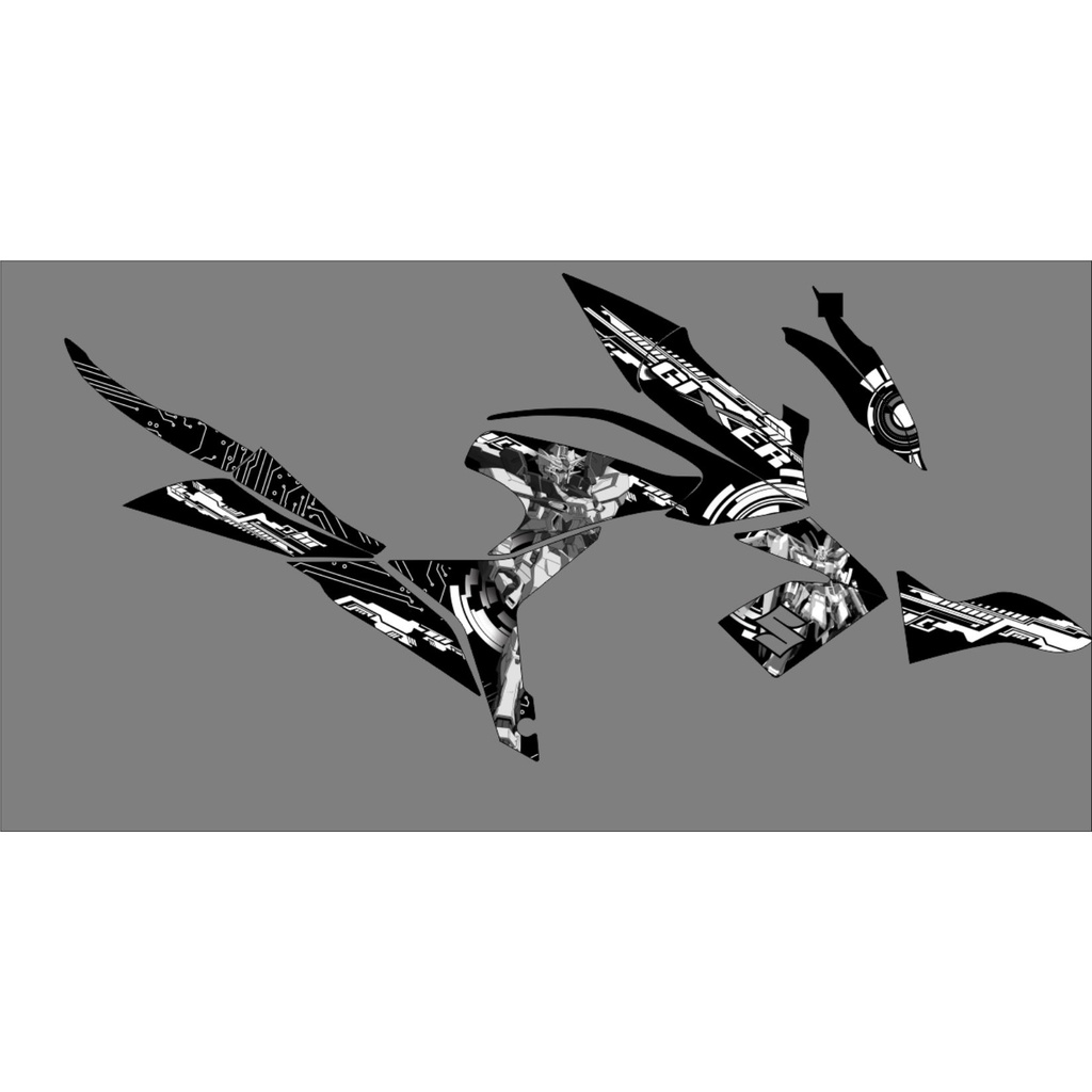 GIXXER 150 v1 Carb MOTORCYCLE Sticker Decals Laminated | Shopee Philippines