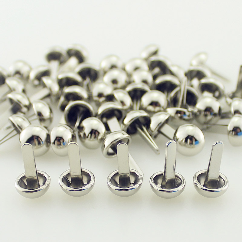 50pcs/pack Diameter 10mm Silver Round Rivets With Long Claws Mushroom ...
