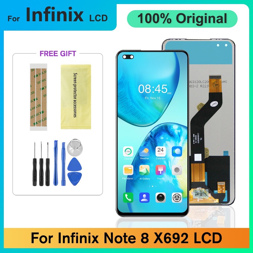 For infinix note 8 X692 LCD Display Screen Touch Screen Digitizer ...