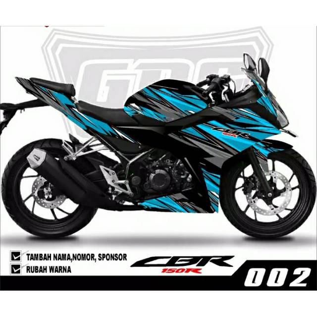 Cbr 150R Decal full body blue graphic Motif all colors / can be ...