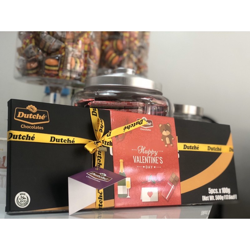 Dutche Chocolate Valentine's Gift 100g x 5 bars | Shopee Philippines