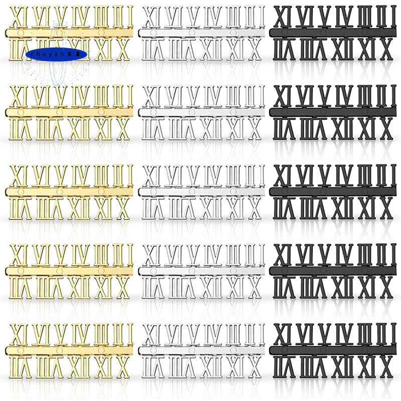 15 Pieces Clock Numerals Kit DIY Digital Clock Numbers Clock Hands ...