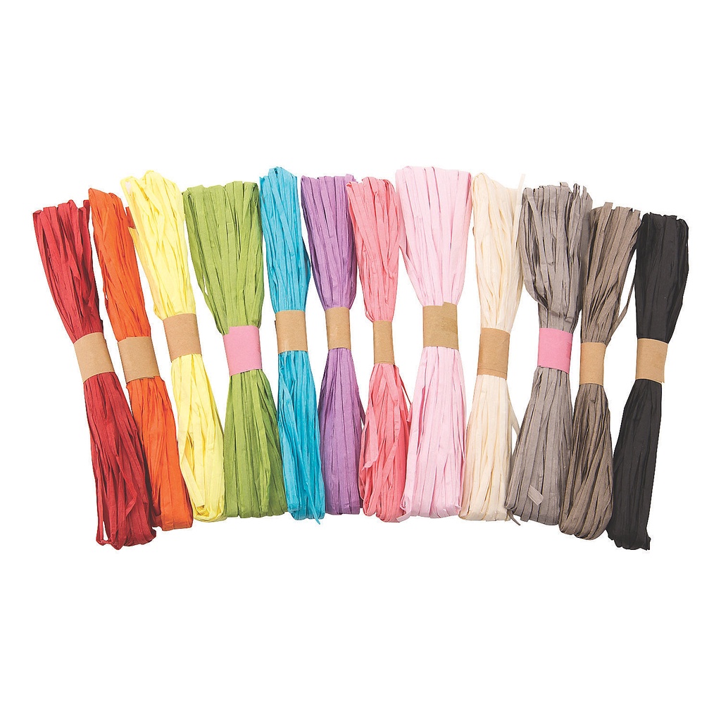 Raffia Paper Ribbon Twine String Wrapping Craft Paper Twine for Gift ...