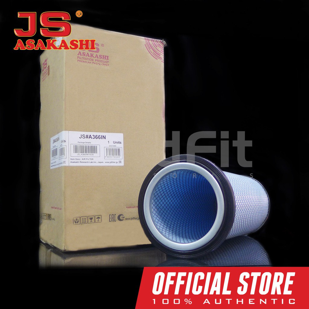 JS Air Filter A366IN for Cummins 6CTA8.3, Hitachi EX200 Secondary; With ...