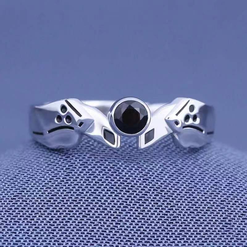 Sephiroth Ring S925 Silver FFⅦ Final Fantasy Seraph Ring Two ...