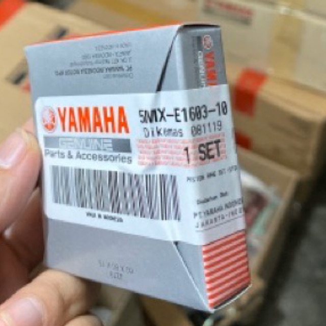 5MX-E1603-10 GENUINE PISTON RING SET MIO SPORTY/SOUL/FINO/NOUVO ...