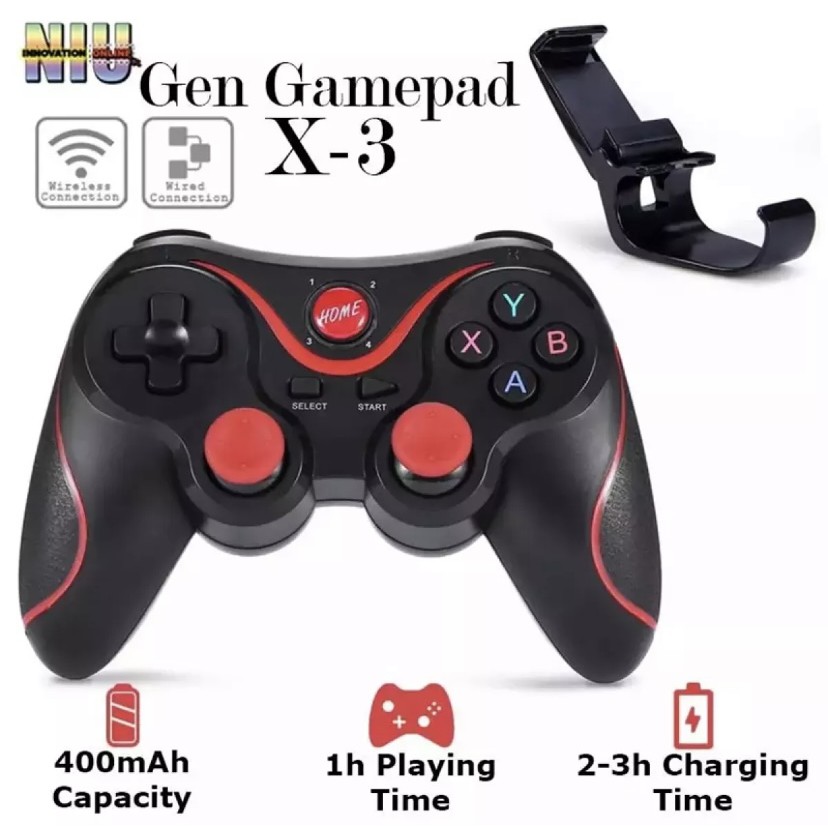 X3 Wireless Bluetooth Gamepad Game Controller for Android PC TV Box ...