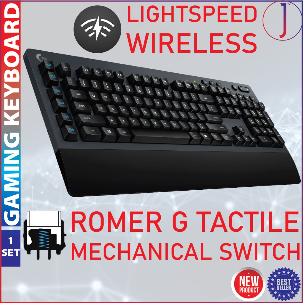 LOGITECH G613 Wireless Gaming Keyboard Lightspeed Bluetooth Romer-G ...