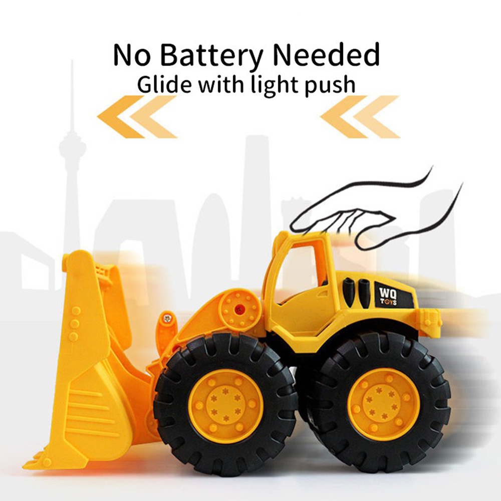 Dump Truck Toy Engineering Car Play Vehicles Bulldozer Excavator Mixer ...