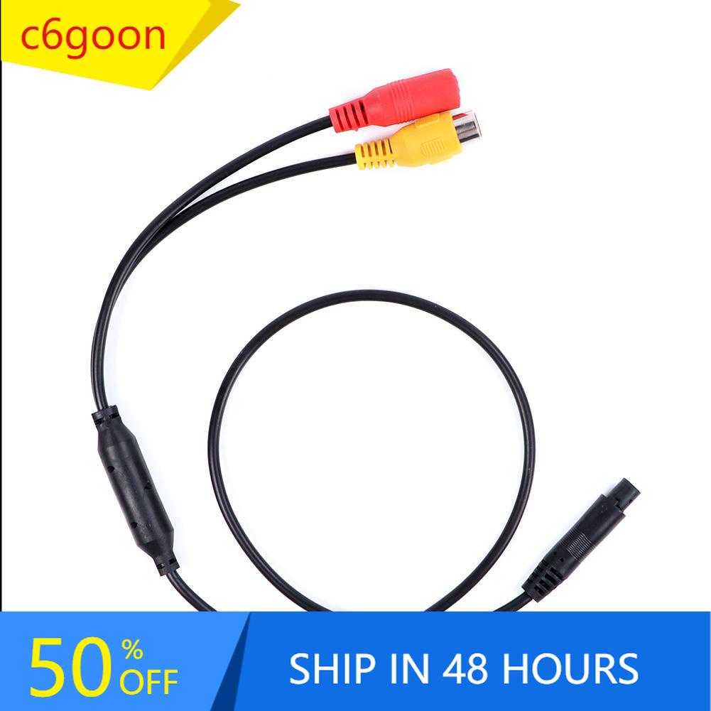 【CG】Ready 4-Pin Male Backup Reverse Camera Car Universal To CVBS RCA ...