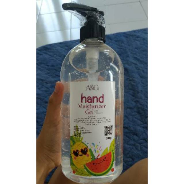 A&G HAND SANITIZER MOISTURIZER GEL 1000 ML | Shopee Philippines