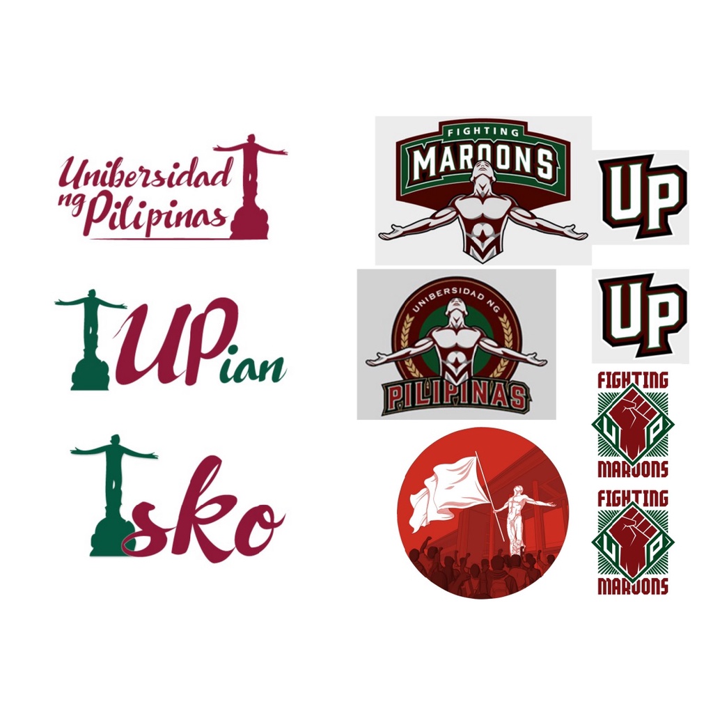 UP Car Sticker 10 pieces package, University of the Philippines Car ...