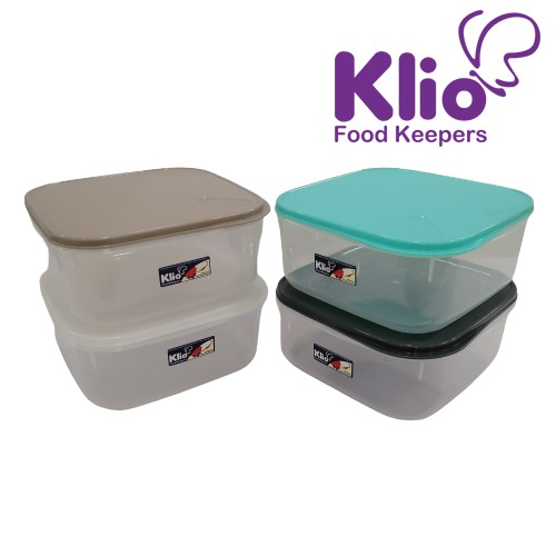 Klio KL-SQ03 Square Stack 2.1L Food Keeper Large Container Storage Bin ...