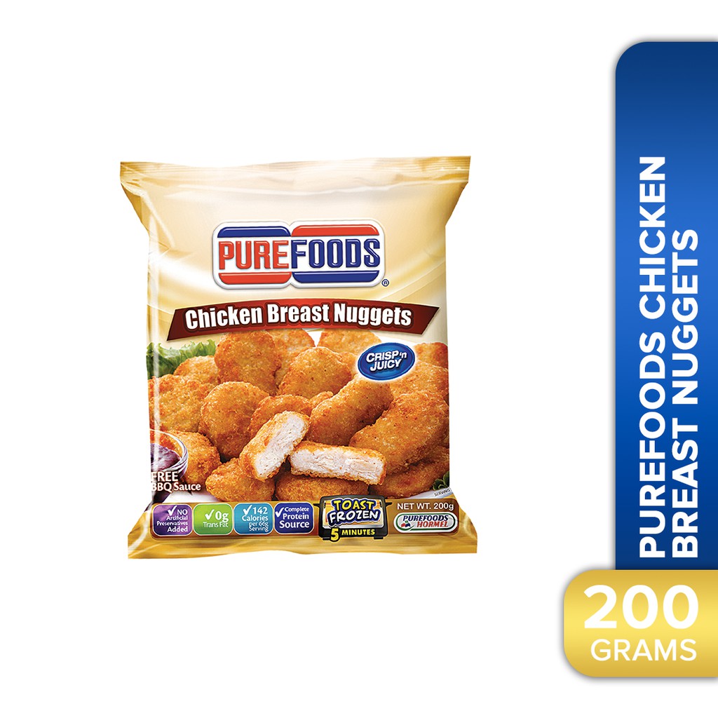 Purefoods Chicken Breast Nuggets 200G | Shopee Philippines