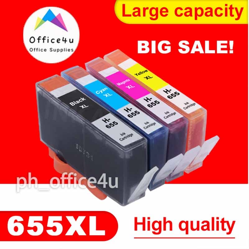For hp 655 Ink Cartridge for HP 655XL HP655 for HP deskjet 3525 5525 ...