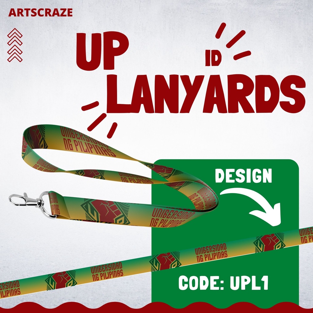 UP (University of the Philippines) High Quality ID Lanyards/Lace ...