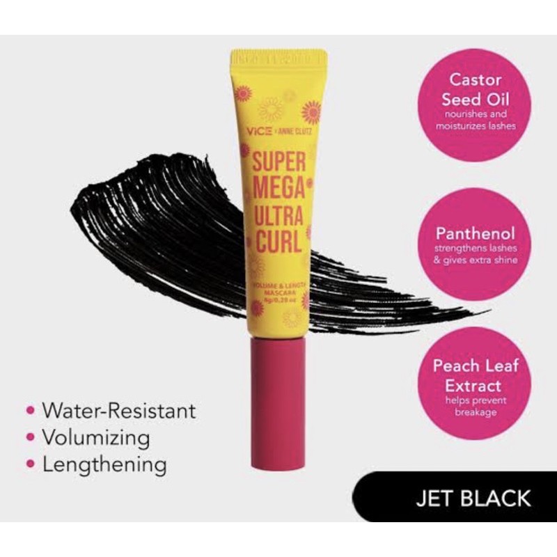 Brand New Auth Vice x Anne Clutz Super Mega Ultra Curl Mascara | Shopee ...