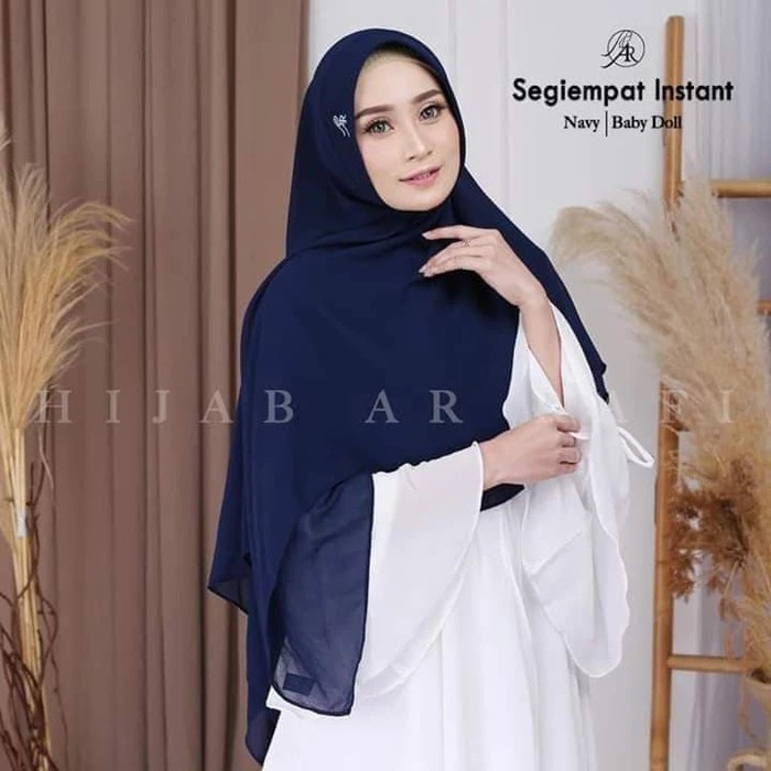 Hijab Ar Rafi Ar394 Instant Quadrilateral | Shopee Philippines