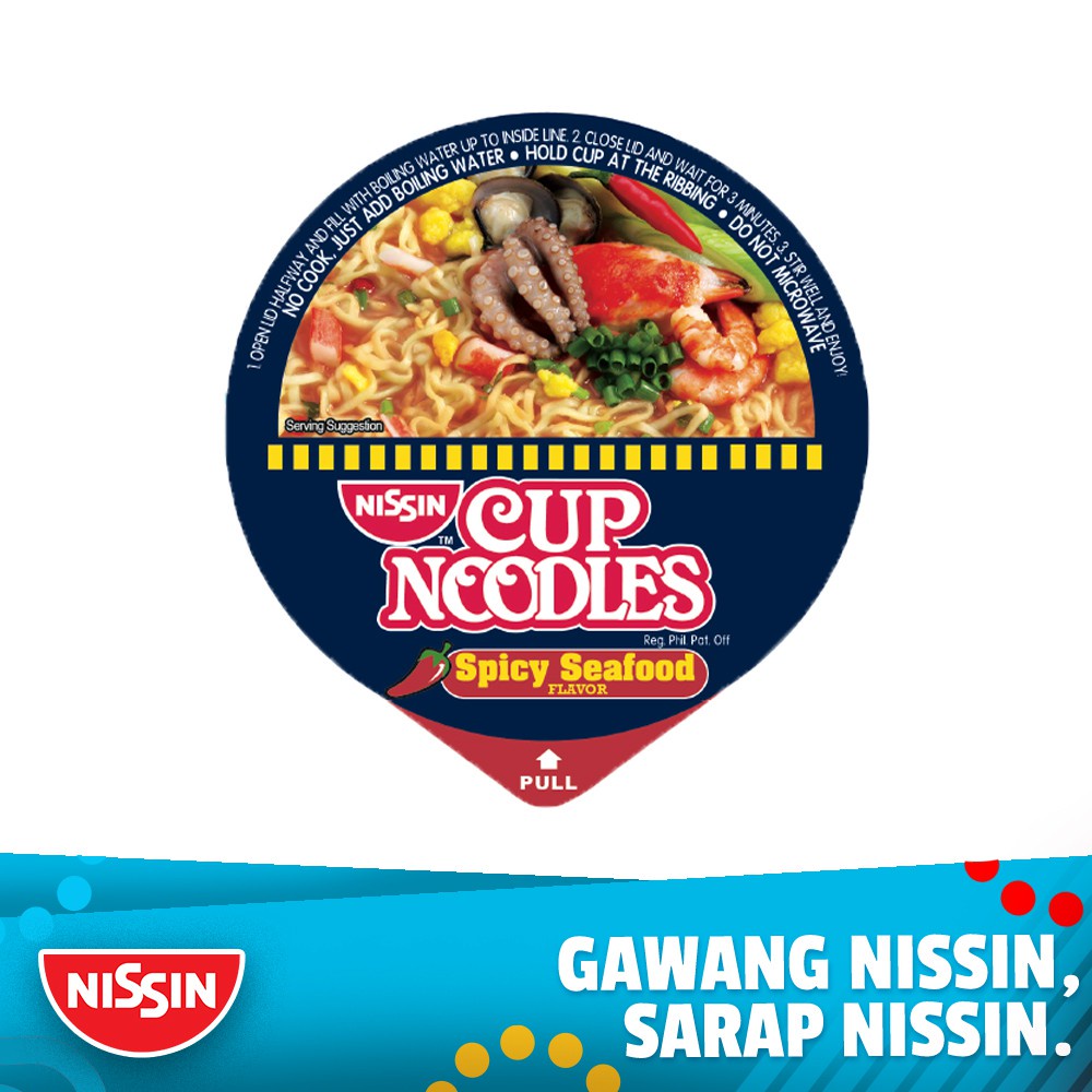 Nissin Cup Noodles Mini Spicy Seafood (40g) | Shopee Philippines