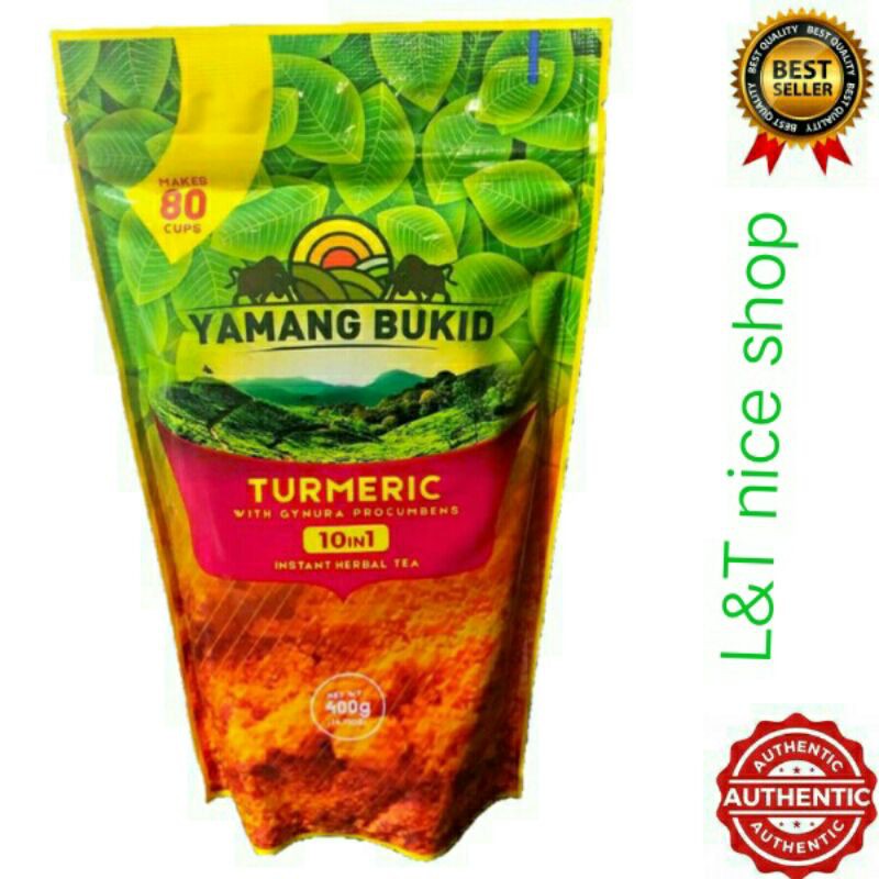 YAMANG BUKID turmeric herbal tea (400g) | Shopee Philippines