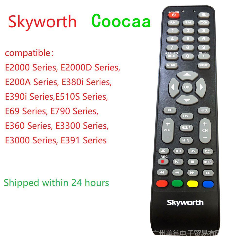 Universal Coocaa Skyworth Smart TV remote E2000 Series E2000D Series E200A Series 3000 Series ...