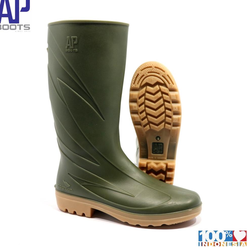 {MMS.26Au22ž} AP 2017 GREEN 39-43 - RUBBER SAFETY BOOTS - AP BOOTS ...