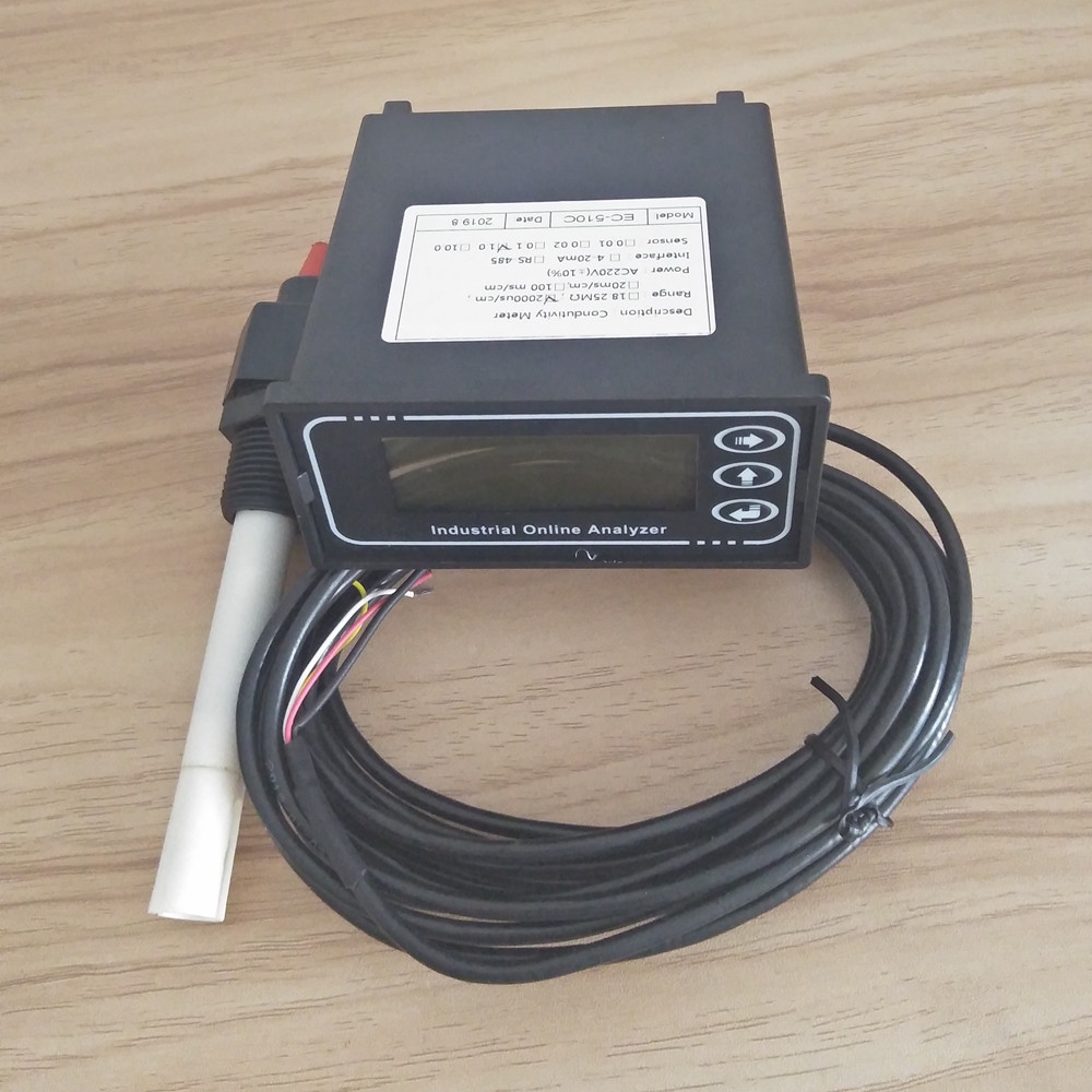 Conductivity Tester Industial Online EC controller with relay 5M probe ...