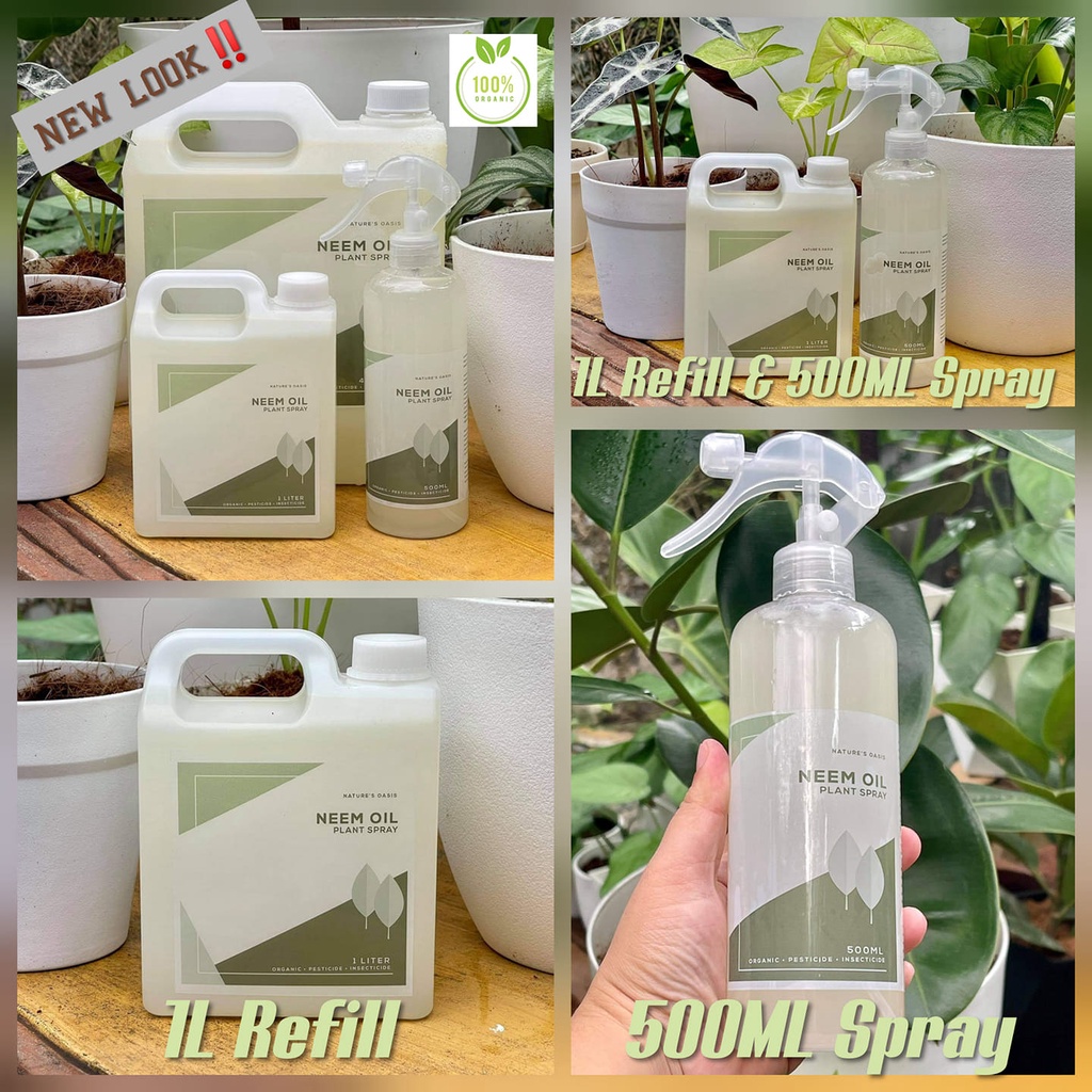 ♀New!! Nature's Oasis Neem Oil Solution Plant Spray | Shopee Philippines