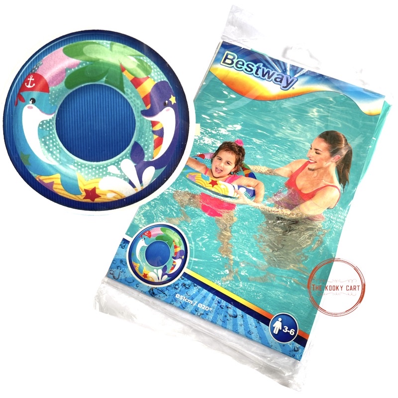 Kids Floater Inflatable Swimming Salbabida Swimming Ring / Peacock ...