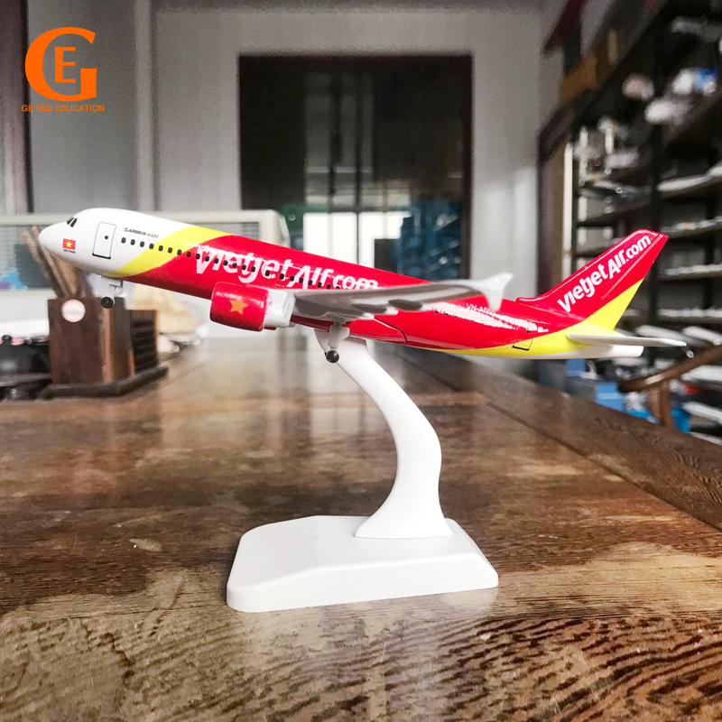 Vietnam Vietjet Air A320 Aircraft Model Airbus A320 Metal Diecast Plane ...