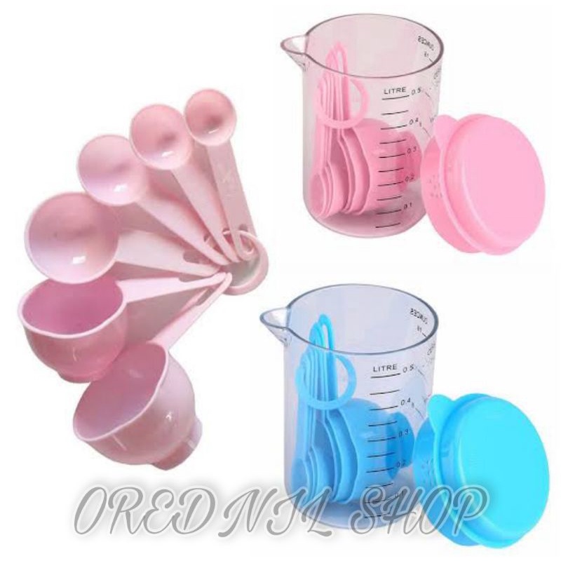 Measuring Cup and Spoon 6 Different Sizes | Shopee Philippines