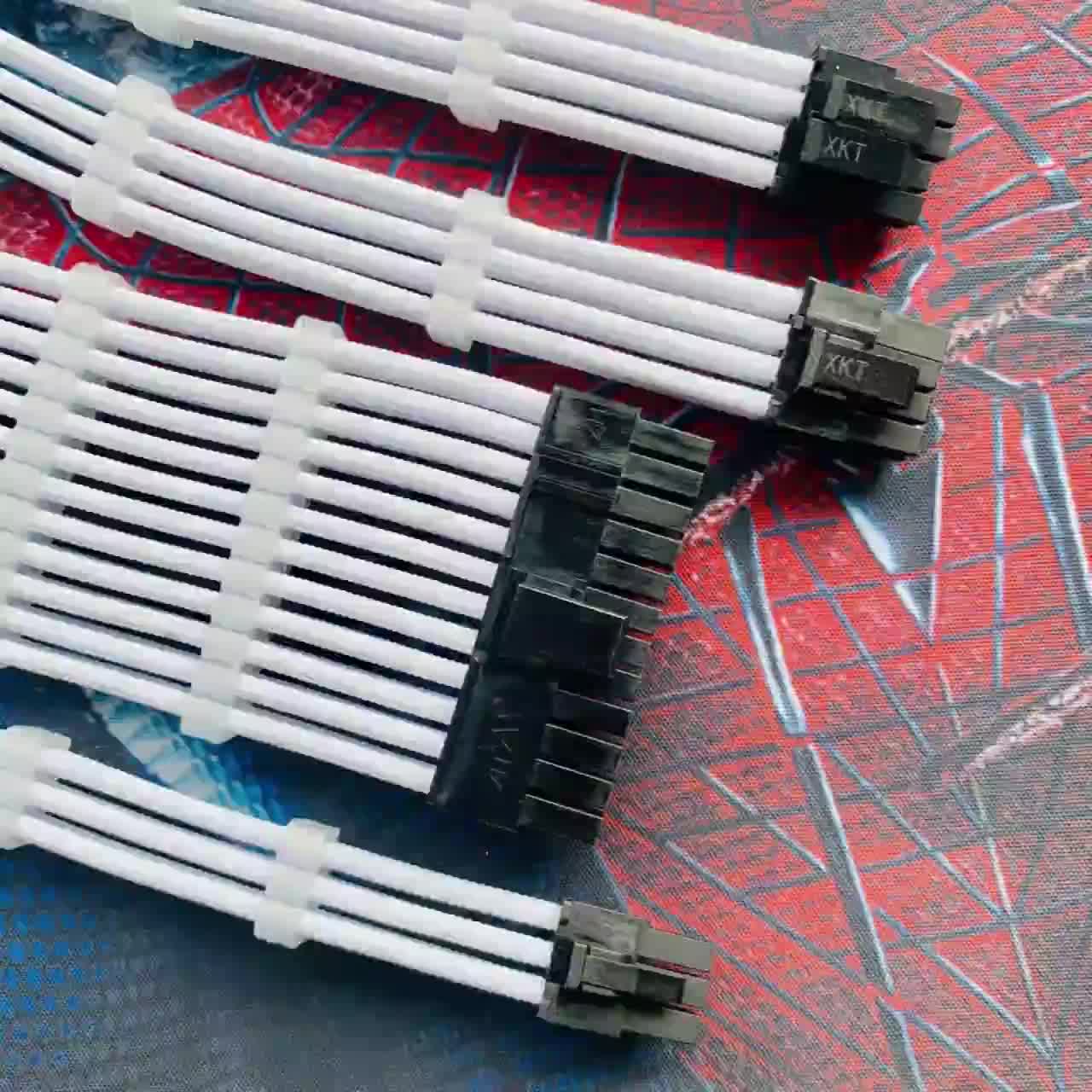 PSU Extension Cable Kit White Black Red Orange Pink | Shopee Philippines