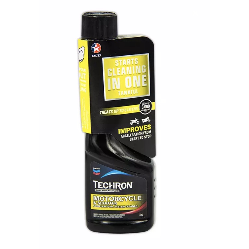 Caltex Techron Concentrate Plus for Motorcycles and Scooters 75ml ...