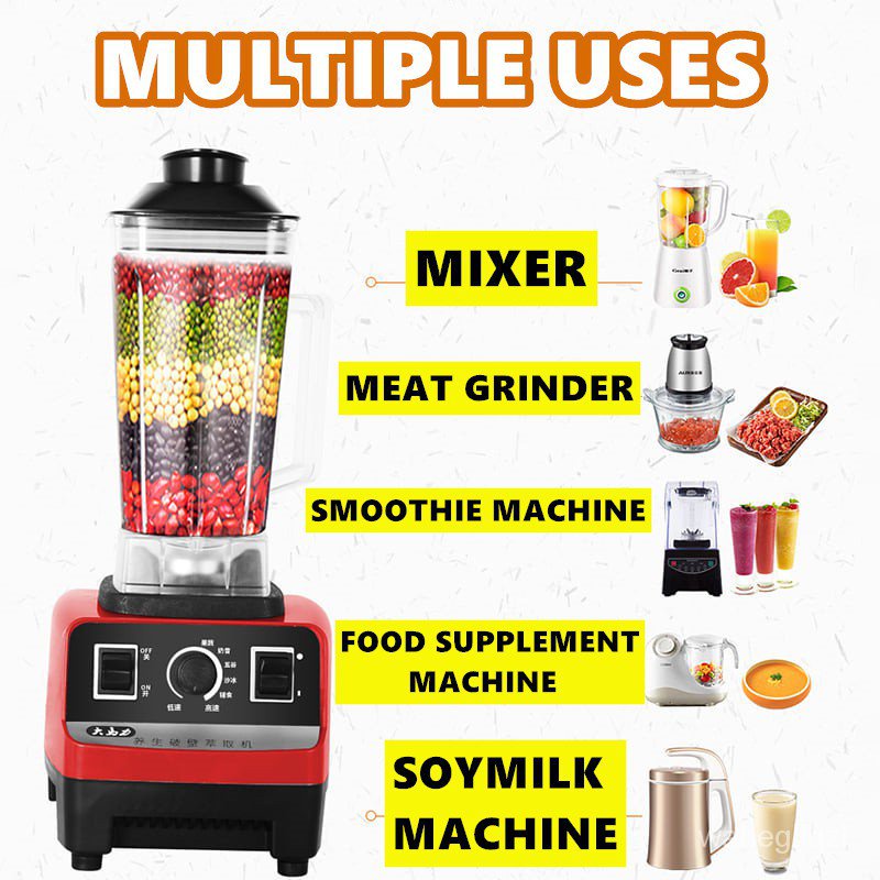 YOUDAN Heavy Duty 2L Blender 1800W Pengisar Wall Extraaction ...